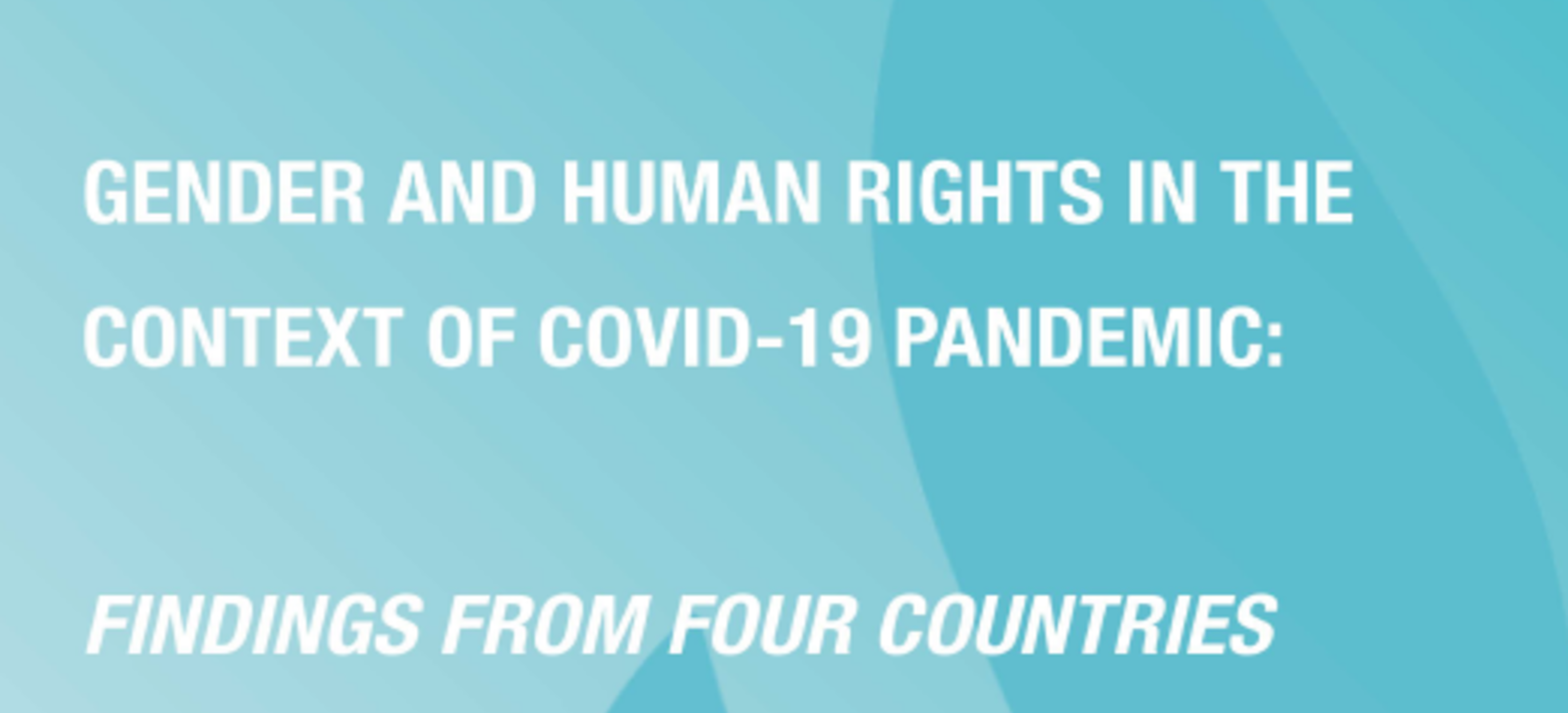 Gender and Human Rights in the Context of Covid-19 Pandemic: Findings ...